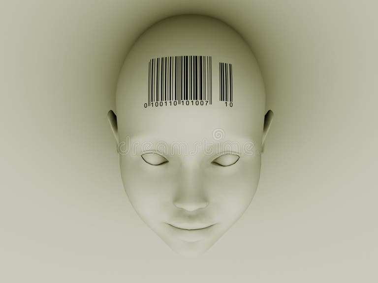 Forehead Barcode Stock Illustrations – 17 Forehead Barcode Stock ...