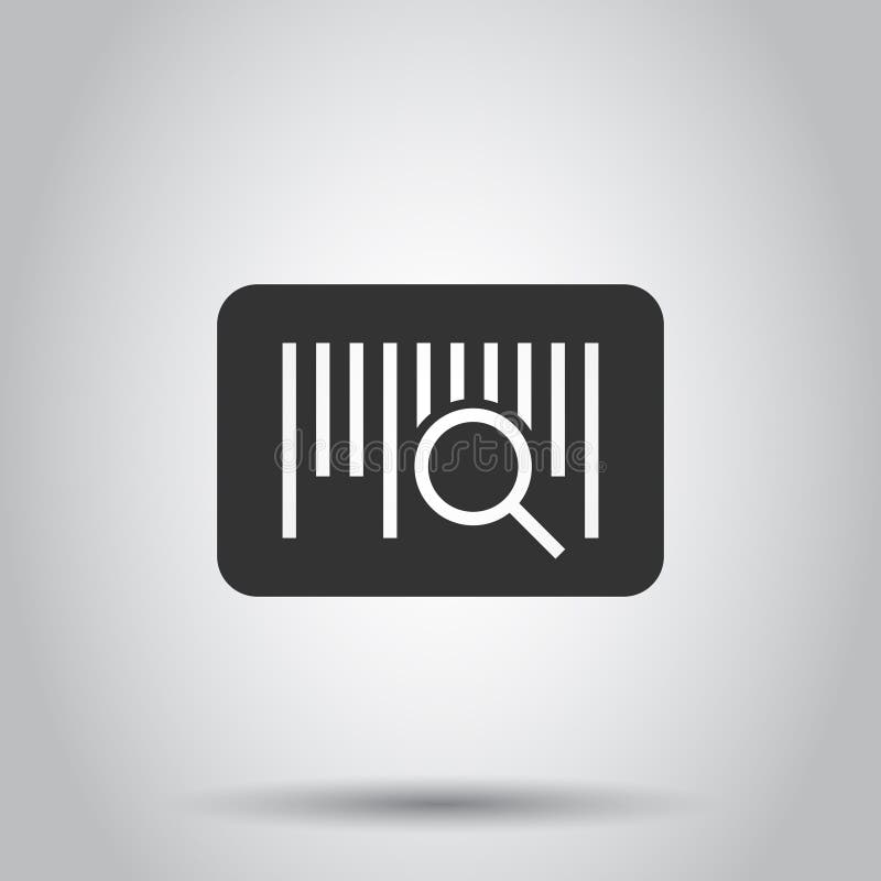 Barcode Icon in Comic Style. Product Distribution Cartoon Vector ...