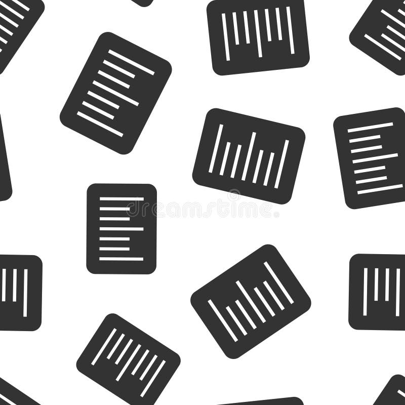 Barcode Icon in Comic Style. Product Distribution Cartoon Vector ...