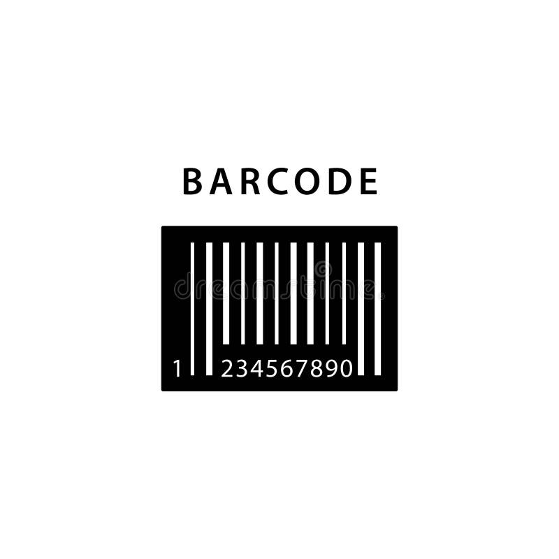 Barcode Icon, Illustration Design Template Stock Vector - Illustration ...