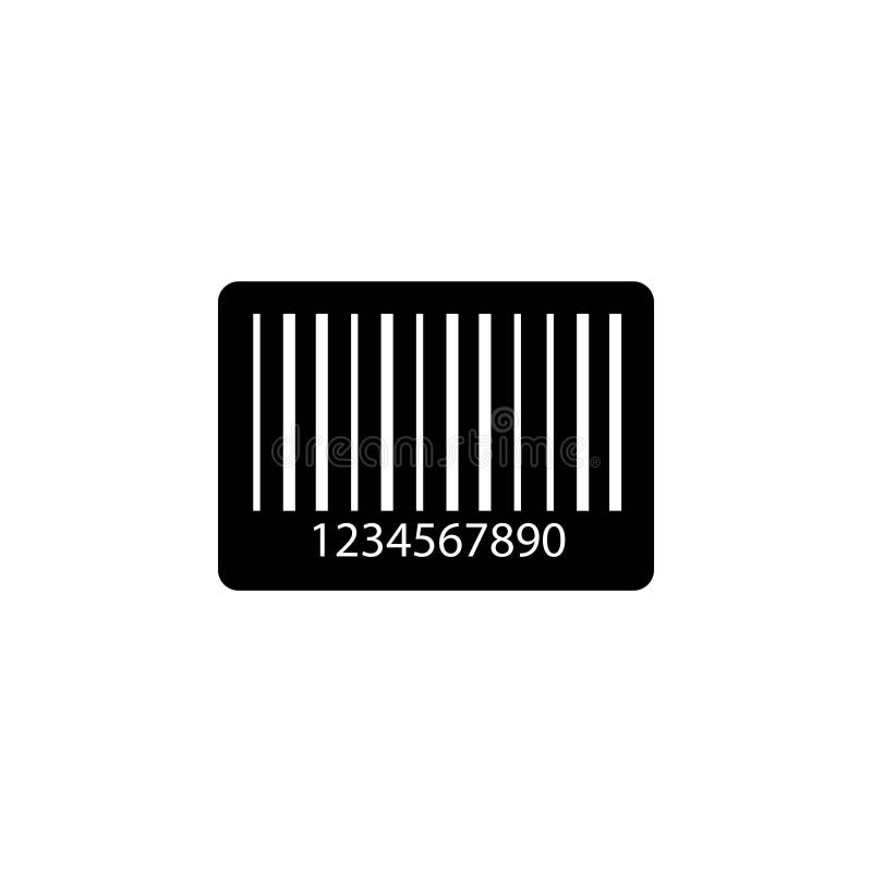 Barcode Icon, Illustration Design Template Stock Vector - Illustration ...