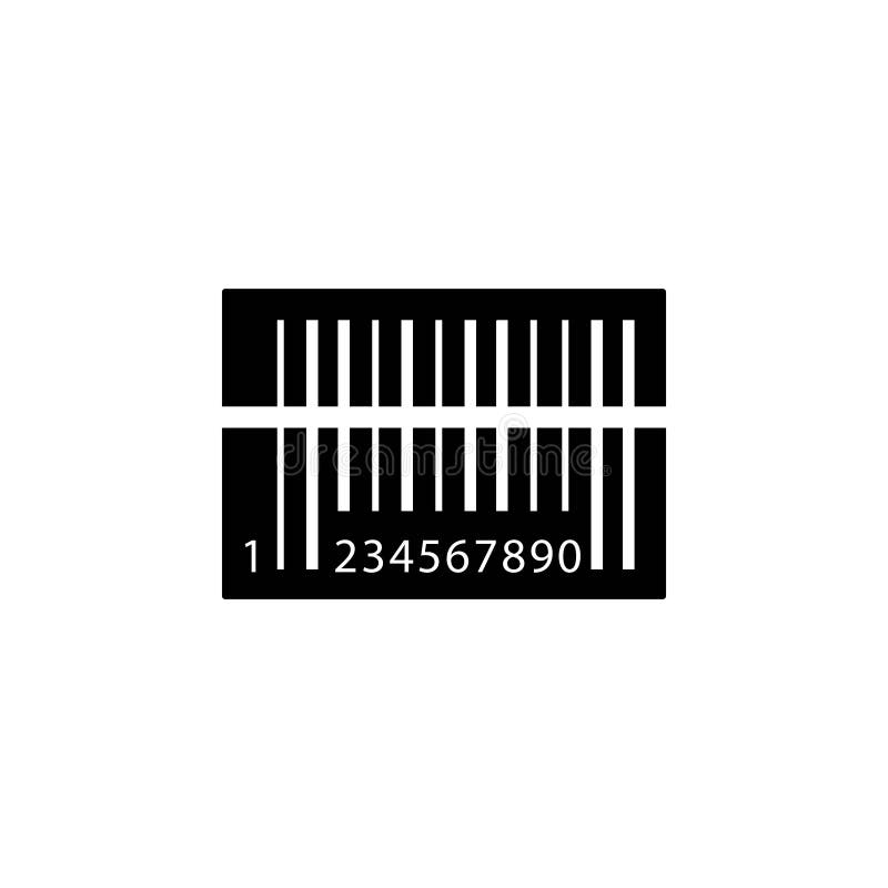 Barcode Icon, Illustration Design Template Stock Vector - Illustration ...