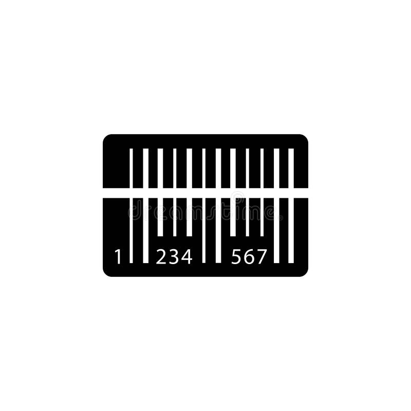 Barcode Icon, Illustration Design Template Stock Vector - Illustration ...