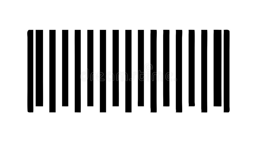 Barcode Icon, Product Identification Data Graphic, Vector Design ...
