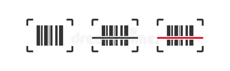 Barcode Icon. Scanner Barcode Illustration Symbol Stock Vector ...