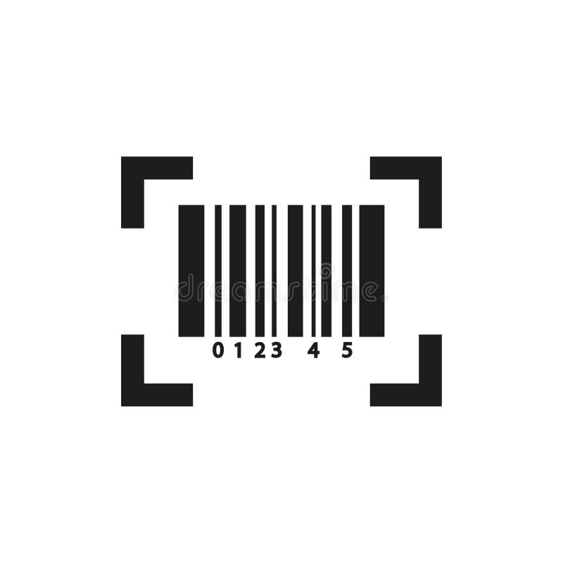 Barcode Icon. Simple Vector Illustration Stock Vector - Illustration of ...