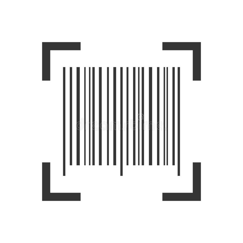 Barcode icon - vector stock illustration. Illustration of data - 162380220