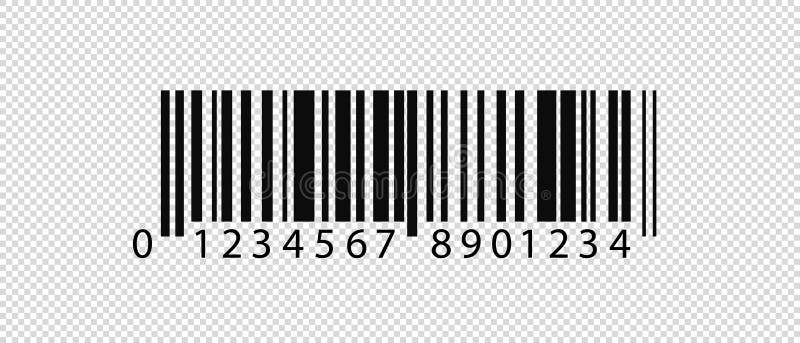 Barcode Isolated on Transparent Background. Vector Icon Stock Vector ... Barcode Isolated on Transparent Background. Vector Icon Stock Vector ...