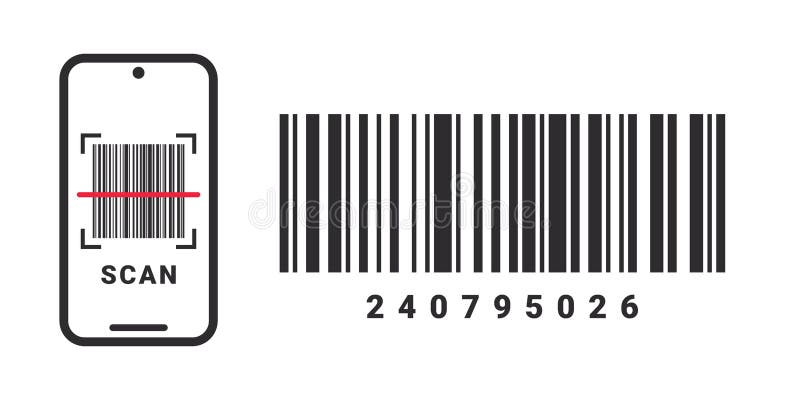 Barcode Icons. Barcode Scanning. Barcode Sign. Concept Icons Stock ...