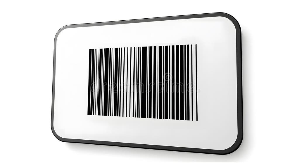 Barcode Image Retail Product Identification Scan Stock Illustration ...