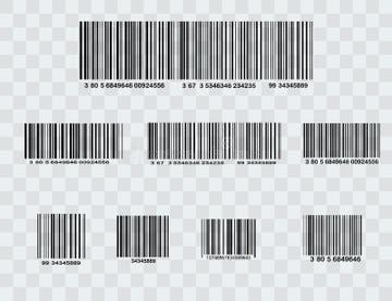 Barcode Transparent Stock Illustrations – 829 Barcode Transparent Stock ...