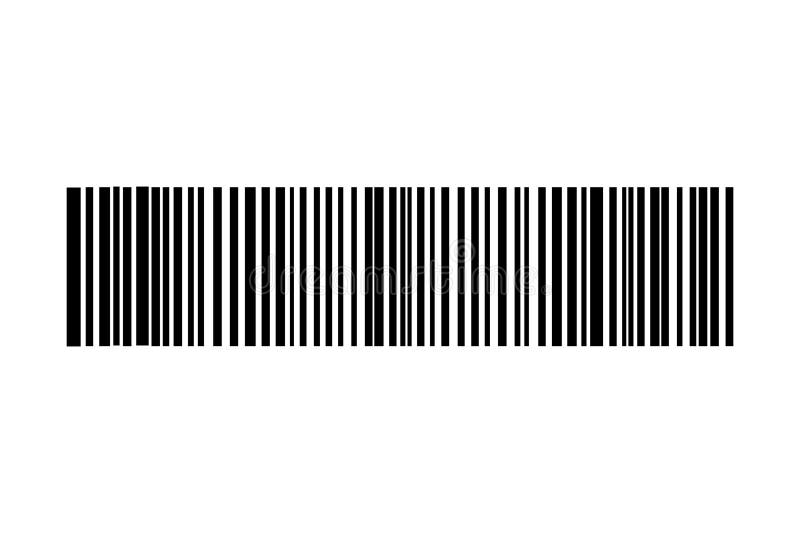 Barcode Isolated on White Background. Code Stripes Sticker Stock Vector ...