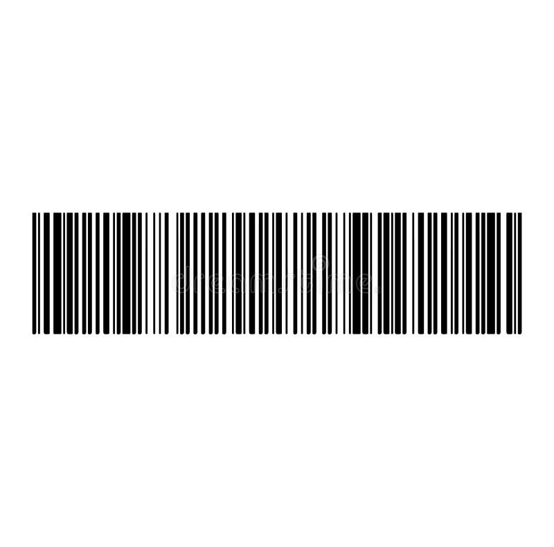 Barcode Isolated on White Background Stock Vector - Illustration of ...