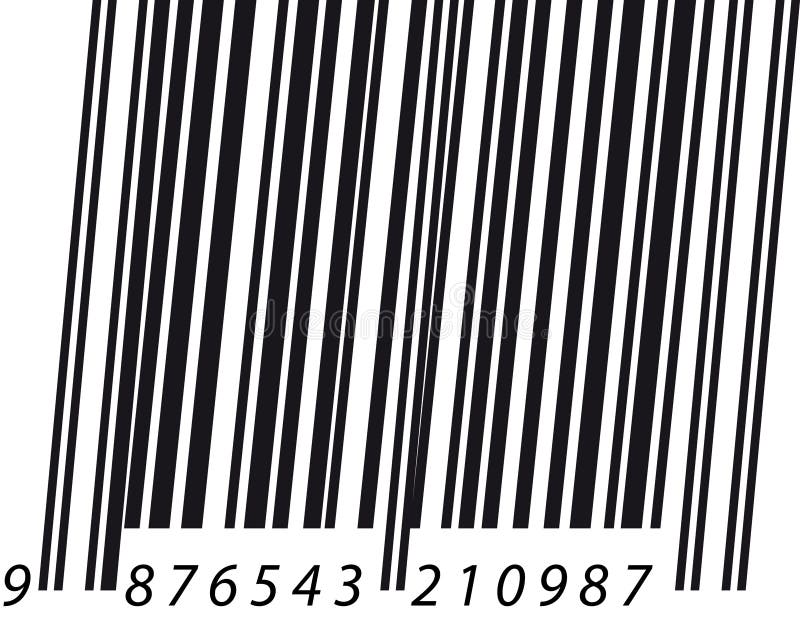 Old bar code label stock illustration. Illustration of consumer - 4130207
