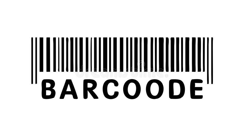 Barcode Label Icon Vector for Product Identification Scanning, Vector ...