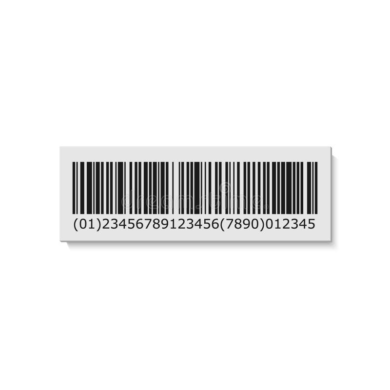 Barcode label sticker stock illustration. Illustration of scanner ...
