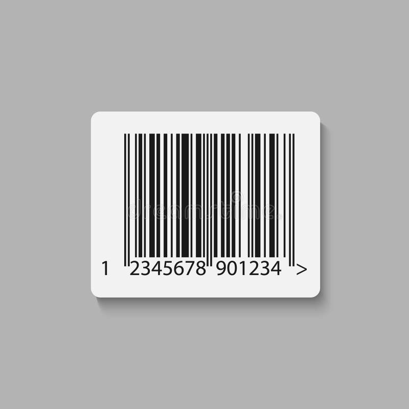 Barcode label sticker stock illustration. Illustration of label - 171585194