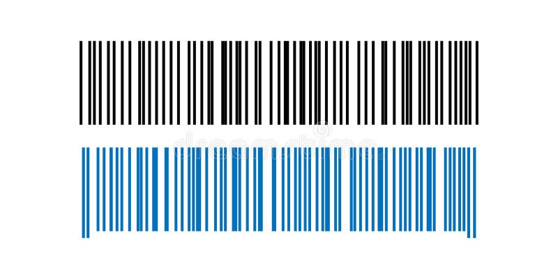 Barcode Labels Isolated on White Background for Design. Barcode Code ...