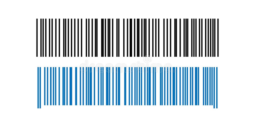Barcode Labels Isolated on White Background for Design. Barcode Code ...