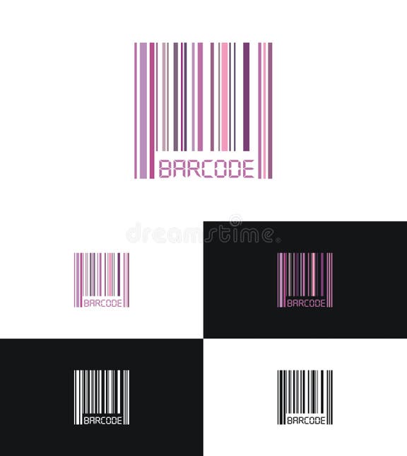 Barcode Logo stock vector. Illustration of barcode, global - 21389525