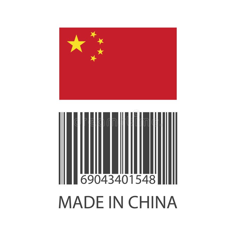 Made China Tag Barcode Stock Illustrations – 24 Made China Tag Barcode ...