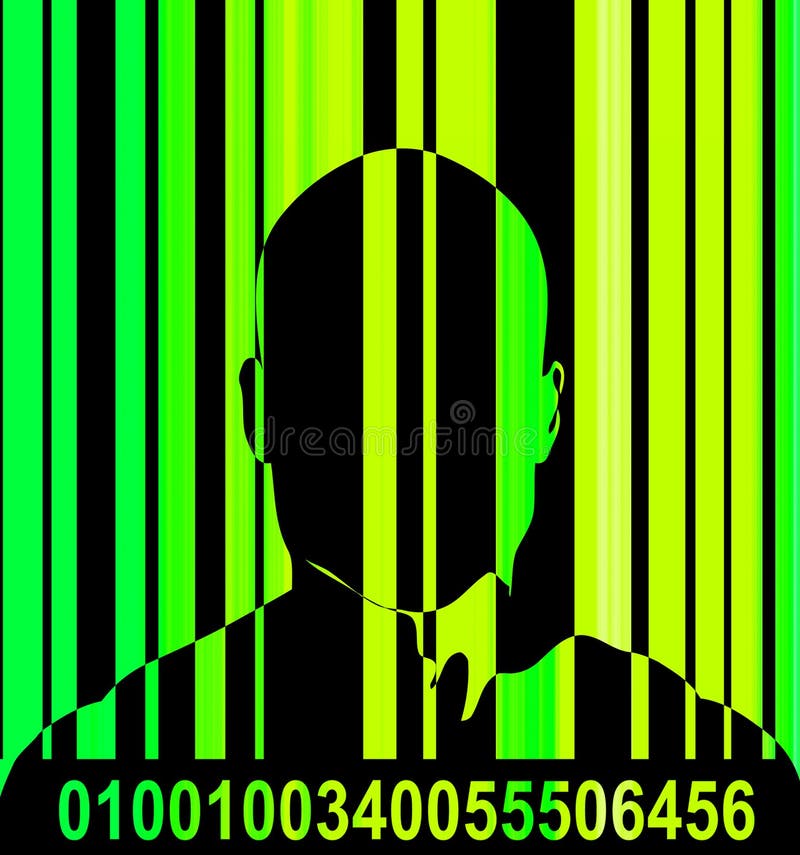 Barcode And Man 10 Picture. Image: 2635022
