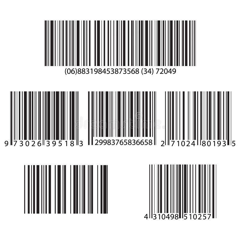 Barcode and number icon. stock vector. Illustration of element - 138640807
