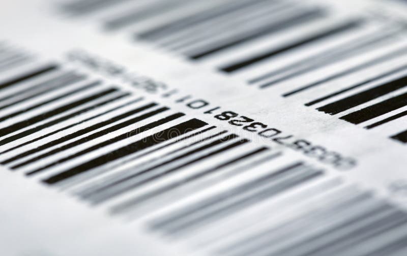 Barcode on packaging stock photo. Image of merchandise - 9931116
