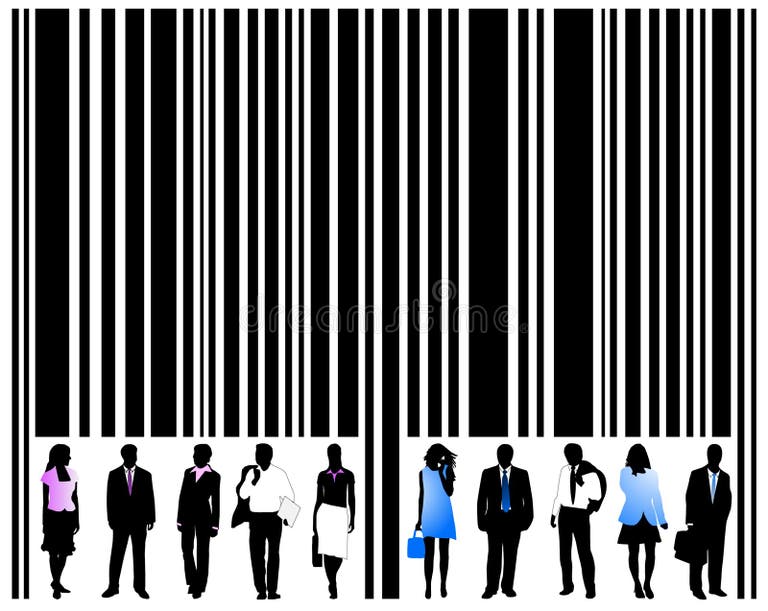 Barcode People Stock Illustrations – 1,866 Barcode People Stock ...