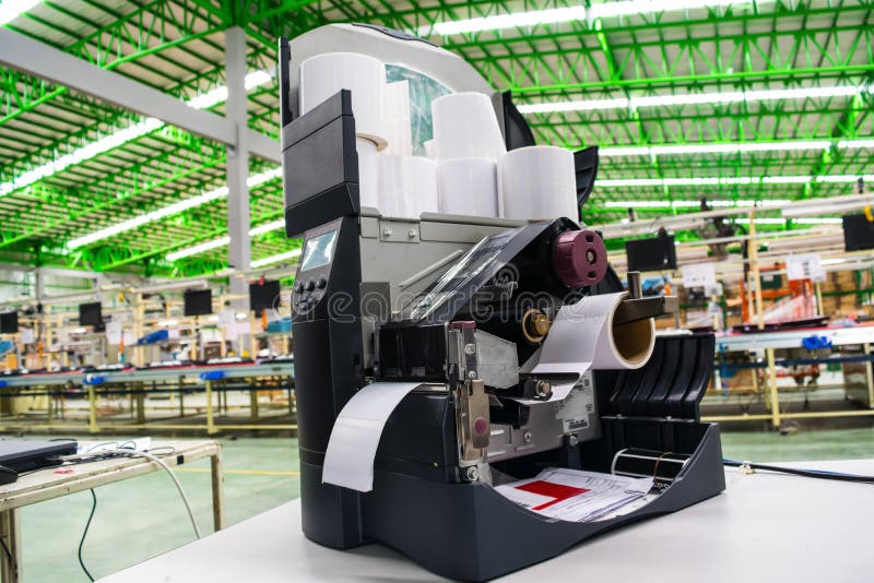 Barcode Printer stock photo. Image of lines, barcode - 78190600