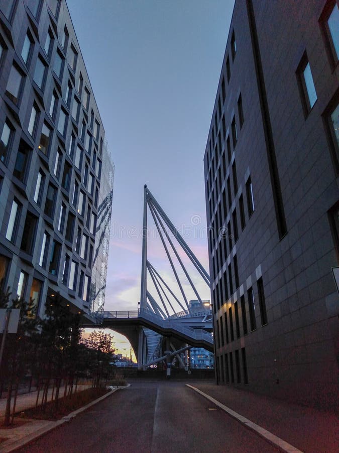 Barcode Project in Oslo, Norway Editorial Stock Photo - Image of ...