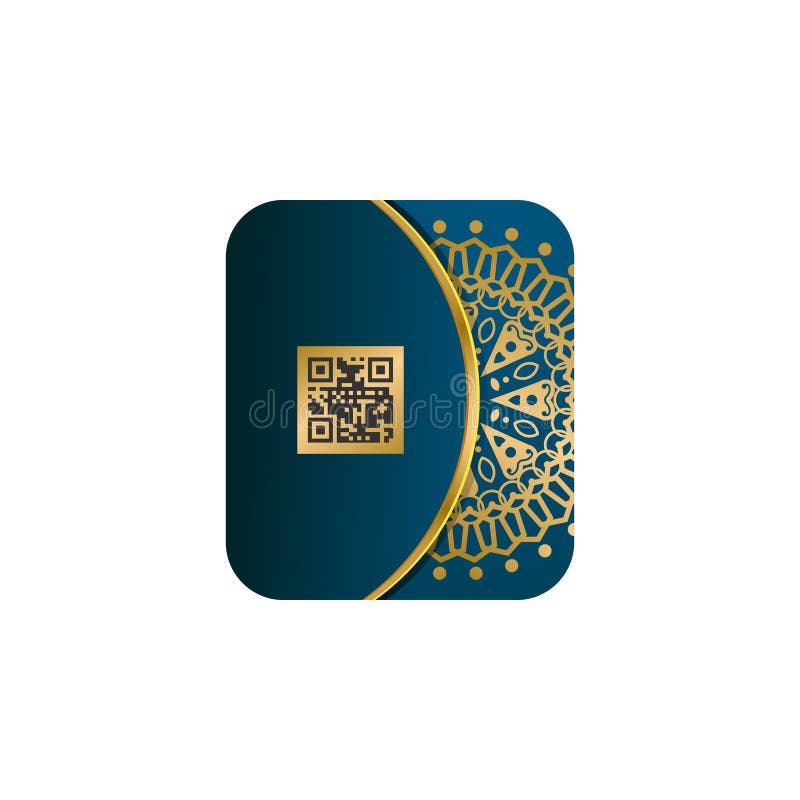 Barcode Qr Label with Abstract White Texture Isolated Stock Vector ...