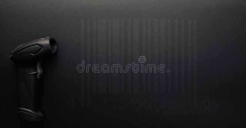 Barcode Background Collection. Reader Laser Scanner for Warehouse Stock ...