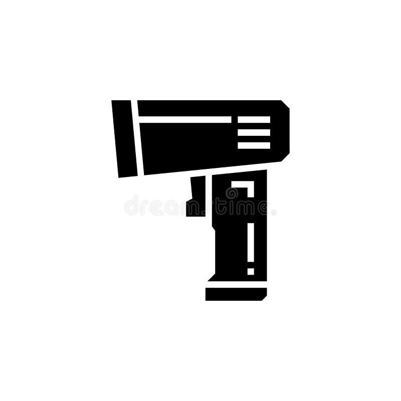 Barcode Reader Vector Icon. Computer Component Icon Solid Style ...