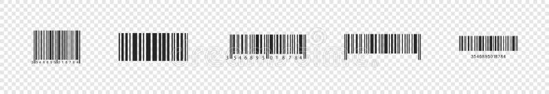 Barcode. Realistic Bar Code Vector Icons. Bar Code, Isolated Stock ...
