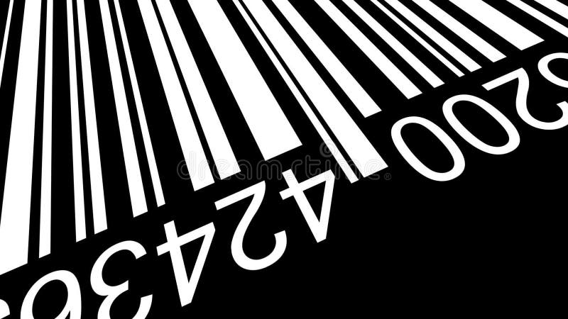 Barcode with Red Laser Effect in Graphic Motions. Stock Video - Video ...