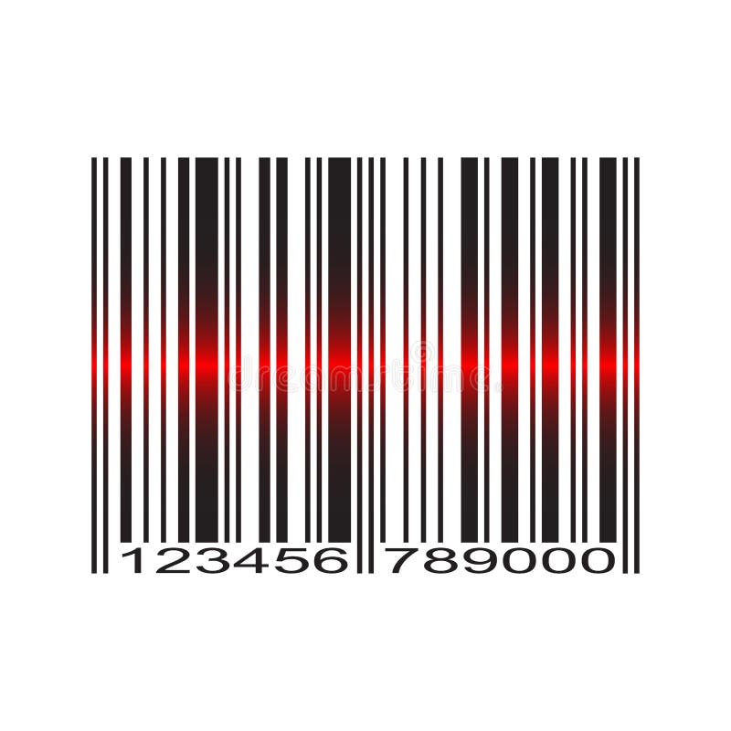Barcode stock vector. Illustration of isolated, scanner - 91685677