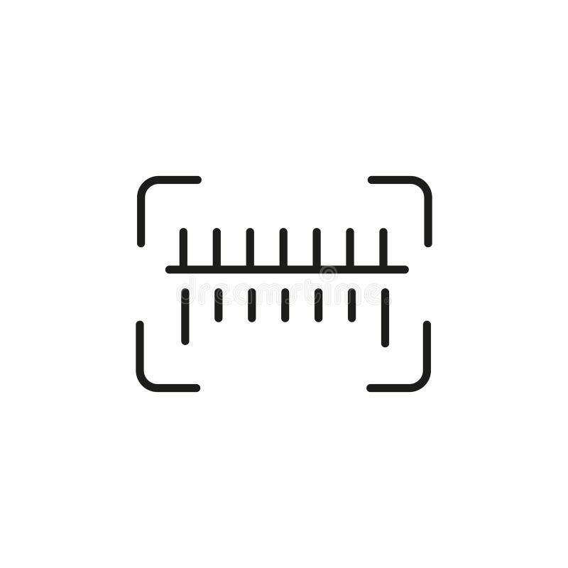 Barcode Scan Icon stock vector. Illustration of recyclable - 321936166