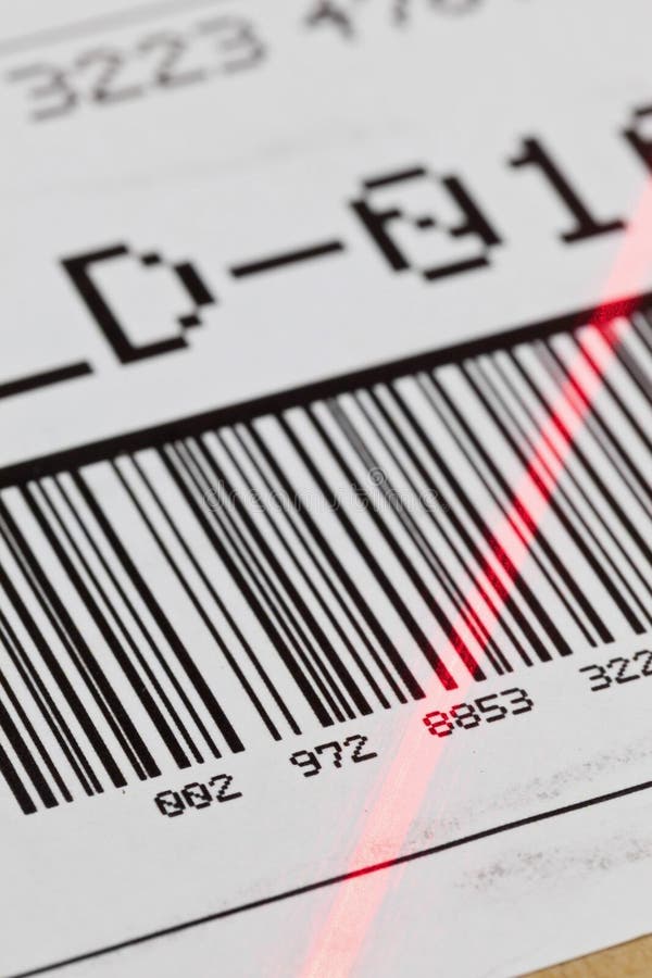 Barcode scan stock image. Image of reader, parcel, barcode - 36661607