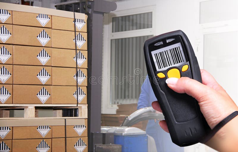Barcode Scanner stock photo. Image of information, industry - 26948256