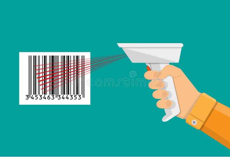 Barcode Scanning at the Warehouse Stock Vector - Illustration of order ...