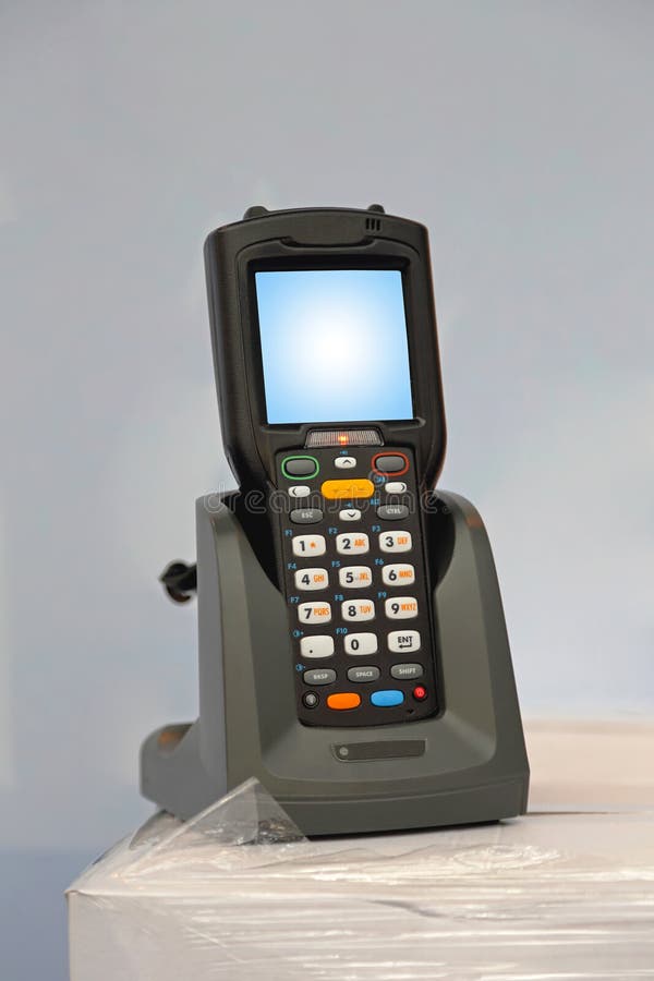 Barcode scanner stock photo. Image of device, electronic - 38399328