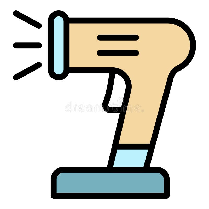 Barcode Scanner Icon Color Outline Vector Stock Vector - Illustration ...