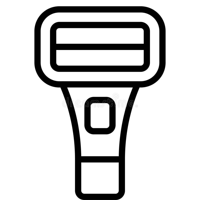 Barcode Scanner Icon, Supermarket and Shopping Mall Related Vector ...