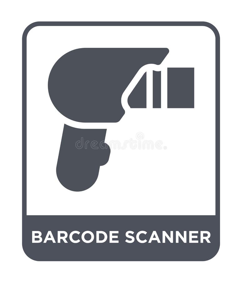 Barcode Scanner Icon in Trendy Design Style. Barcode Scanner Icon ...