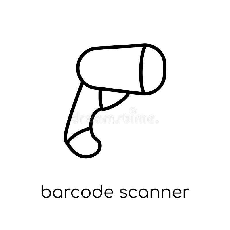 Barcode Scanner Icon. Trendy Modern Flat Linear Vector Barcode S Stock ...