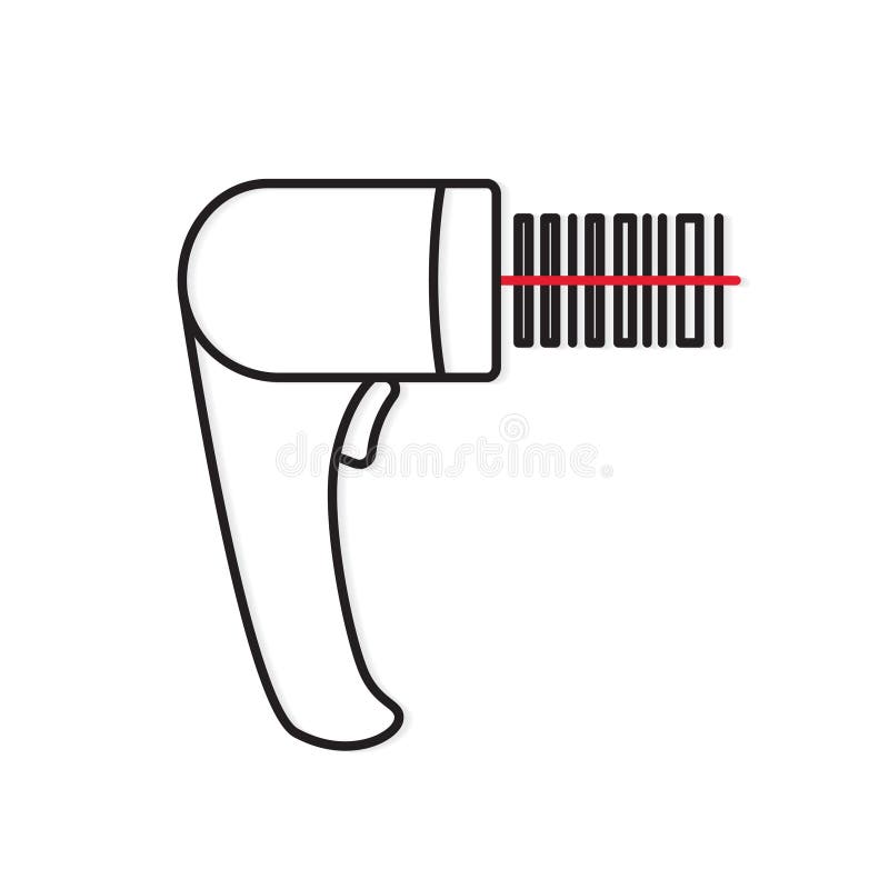 Laser ray icon stock vector. Illustration of machine - 152734229