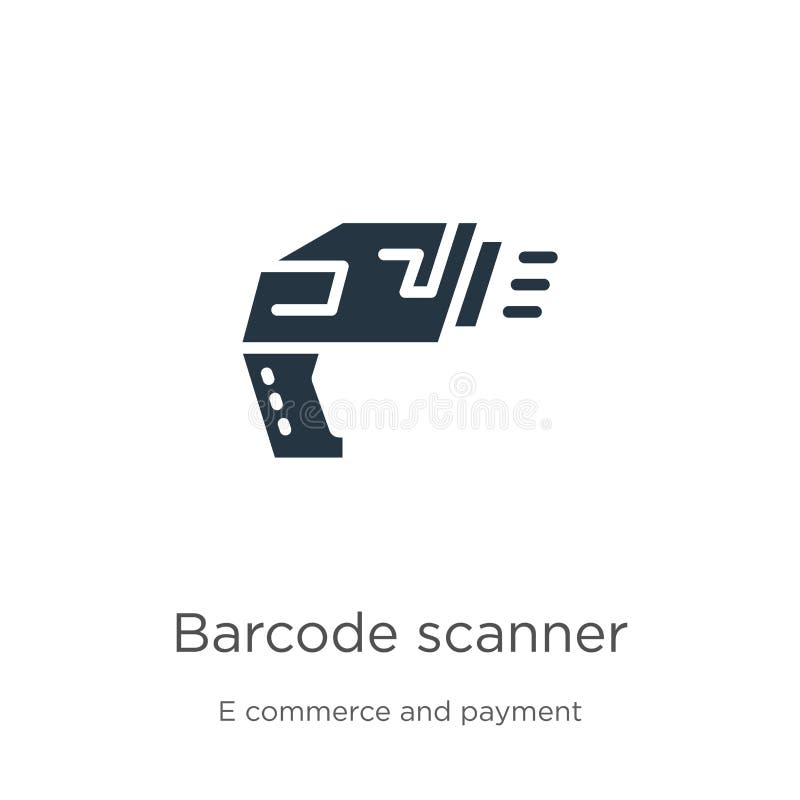 Barcode Scanner Icon Vector. Trendy Flat Barcode Scanner Icon from E ...