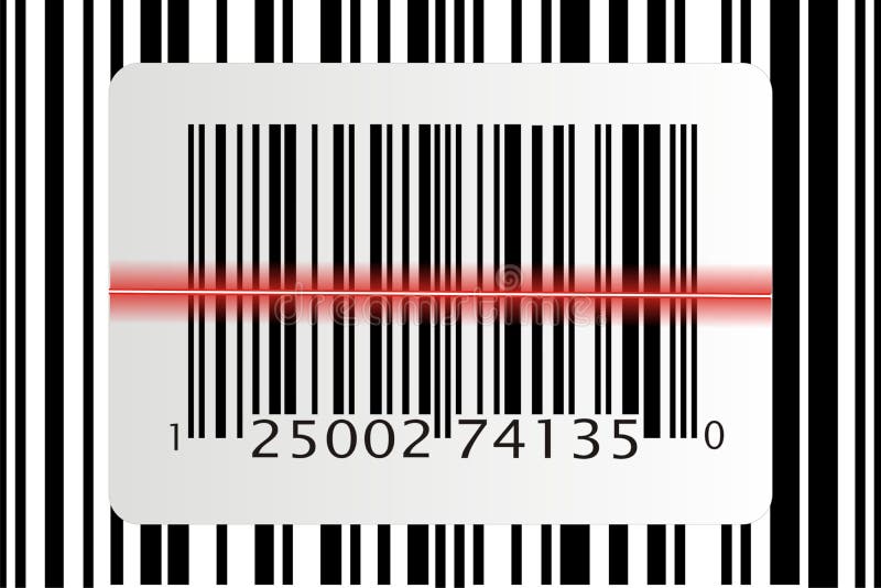 Double scanned BarCode stock vector. Illustration of binary - 19945938