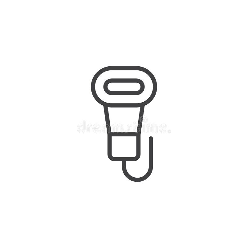 Scanning Barcode Icon Vector Stock Vector - Illustration of pixel ...